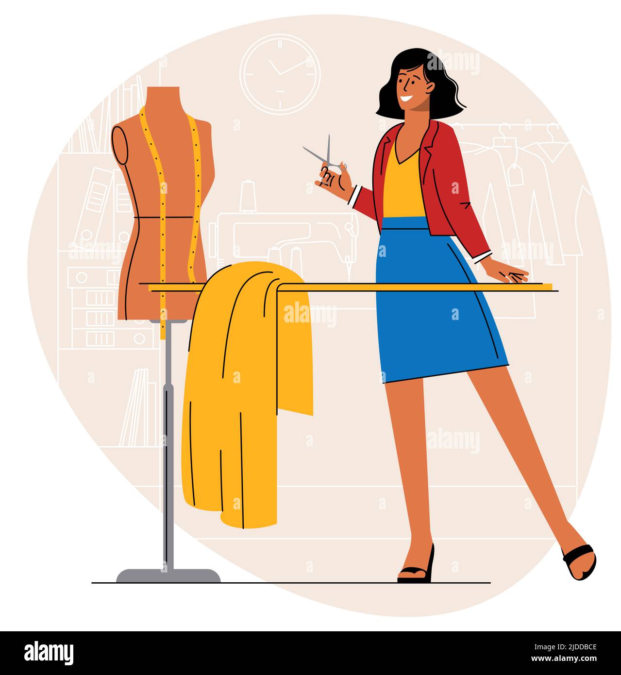 Tailor master Cut Out Stock Images & Pictures - Alamy