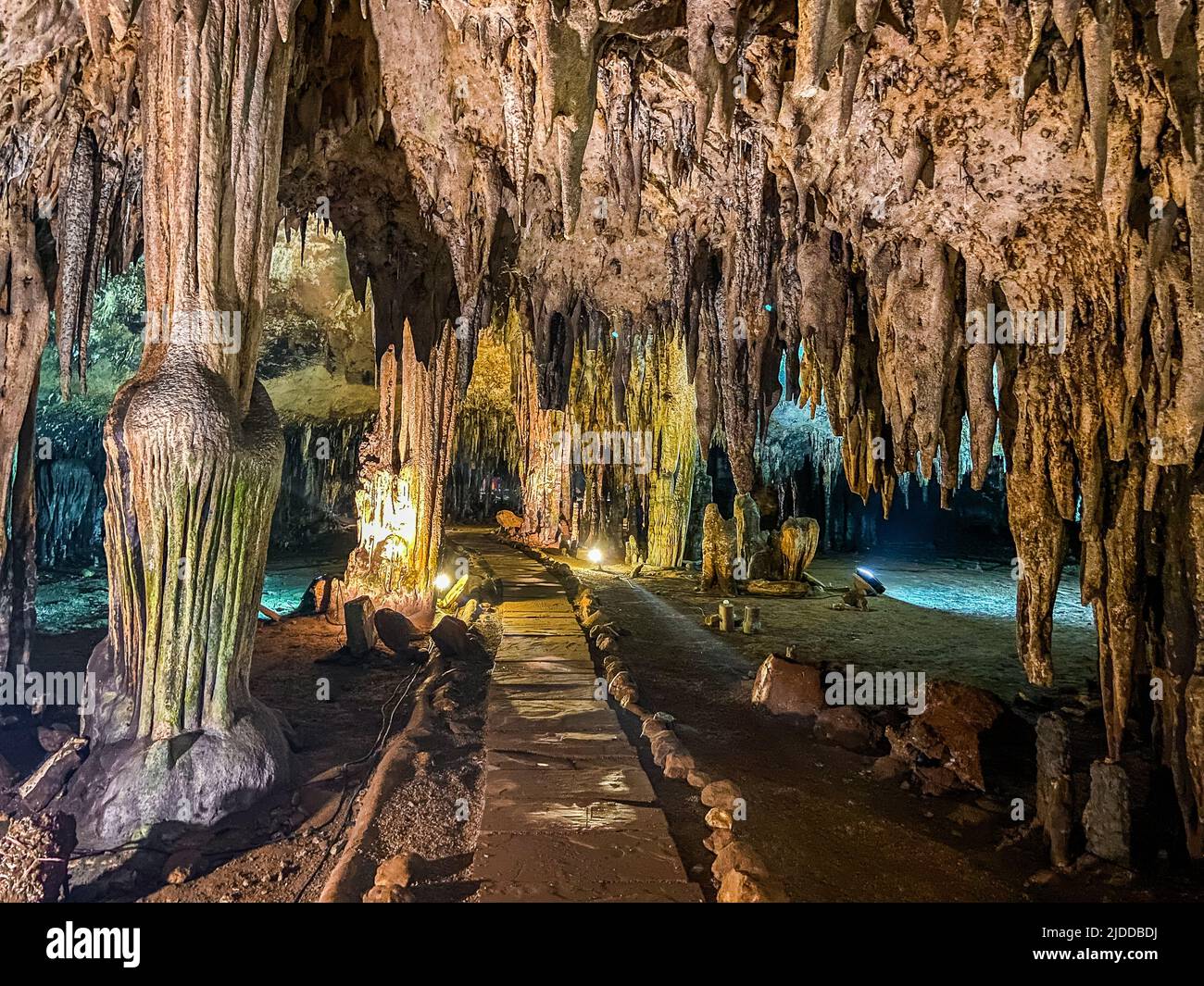 Tham Khao Bin cave in Ratchaburi, Thailand Stock Photo - Alamy
