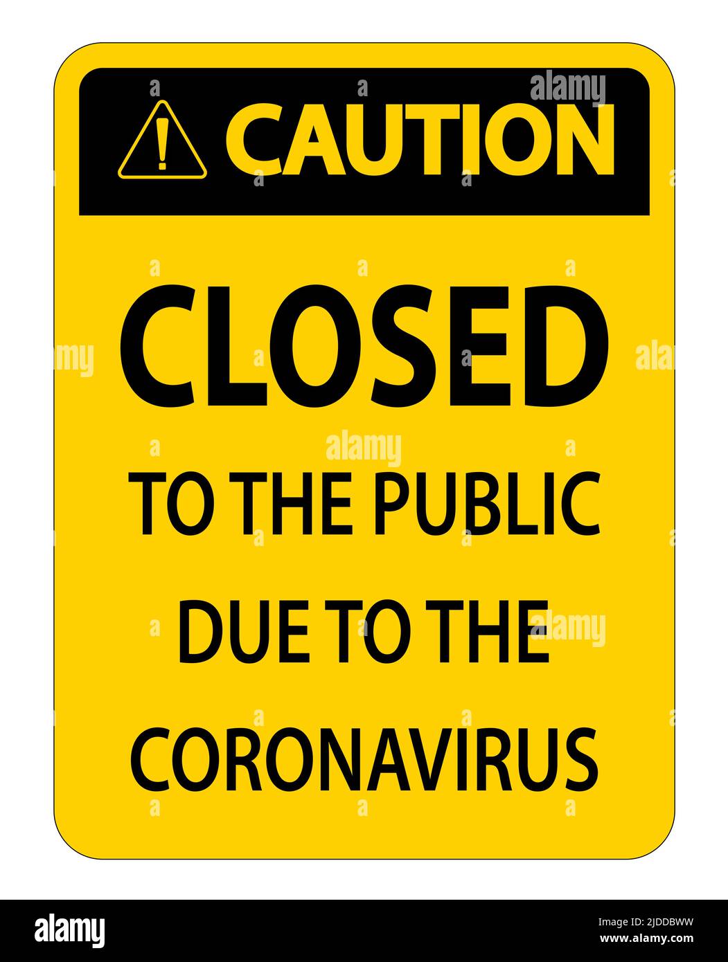 Covid19 building closed sign Stock Vector Images - Alamy