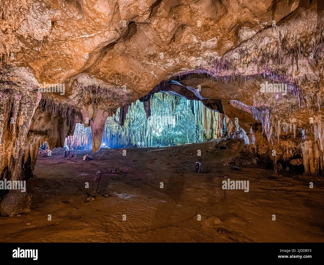 Tham Khao Bin cave in Ratchaburi, Thailand Stock Photo - Alamy