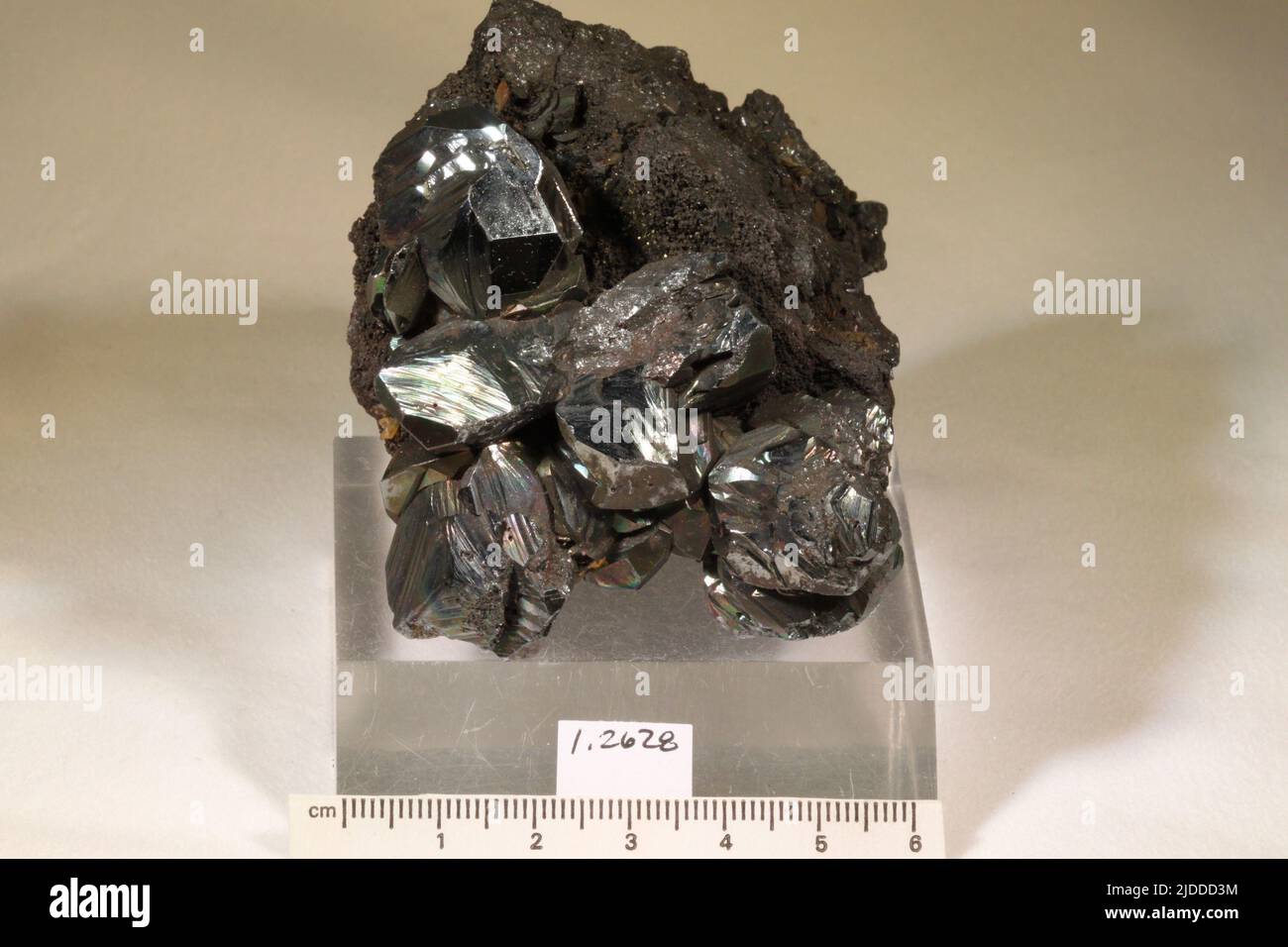 Hematite. minerals. Europe; Italy; Toscana Region; Elba Island Stock ...