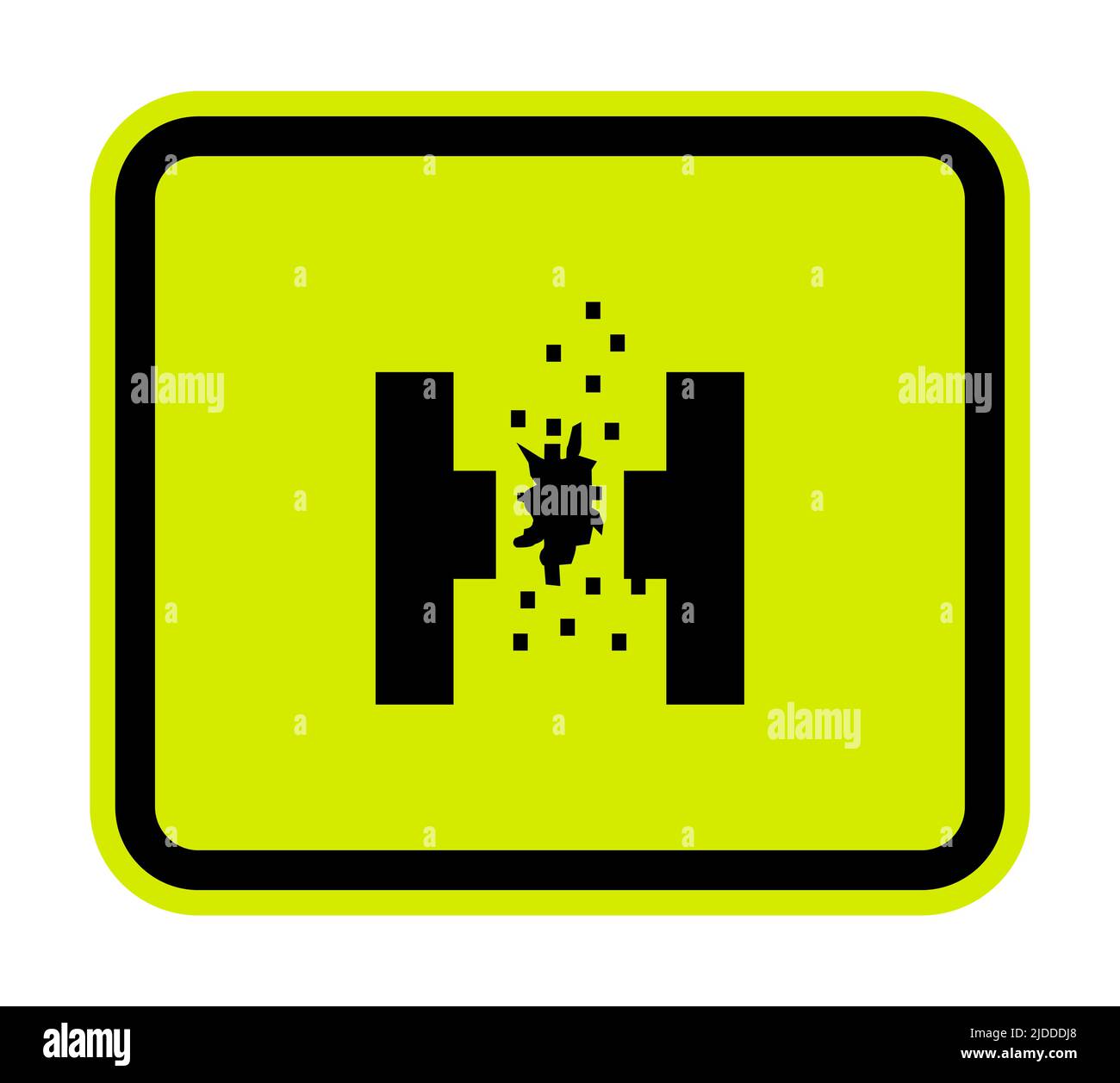 Danger Of Molten Metal Symbol Sign Isolate On White Background,Vector ...