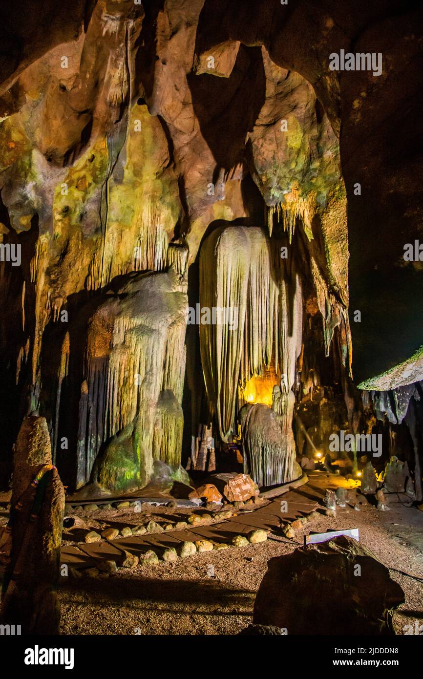 Tham Khao Bin cave in Ratchaburi, Thailand Stock Photo - Alamy