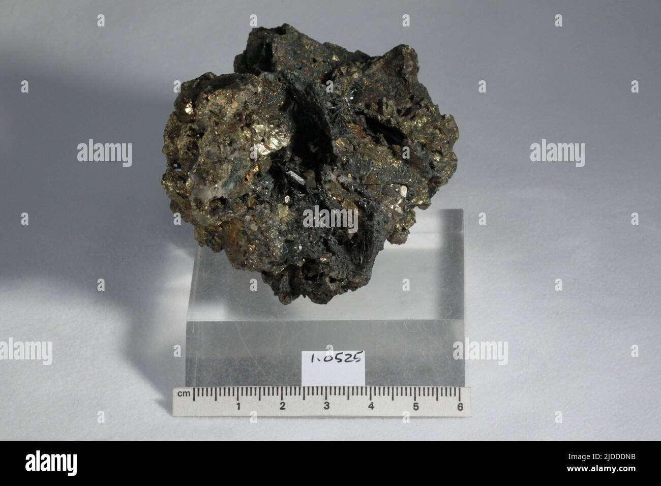 Bismuthinite. minerals. Europe; England; Cornwall; Fowey; Fowey Consols ...