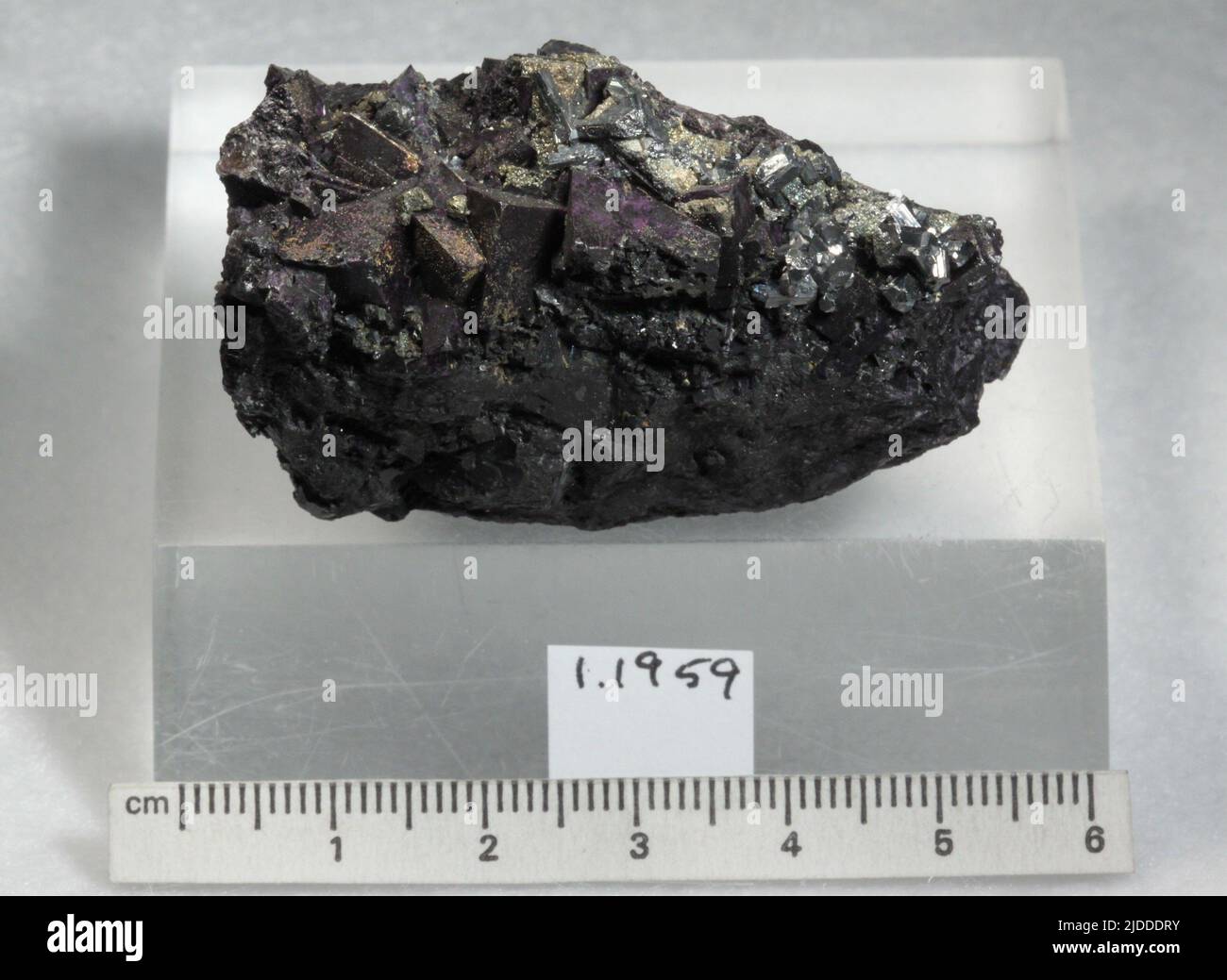 Stephanite. minerals. Europe; Germany; Saxony, Freiberg Stock Photo - Alamy