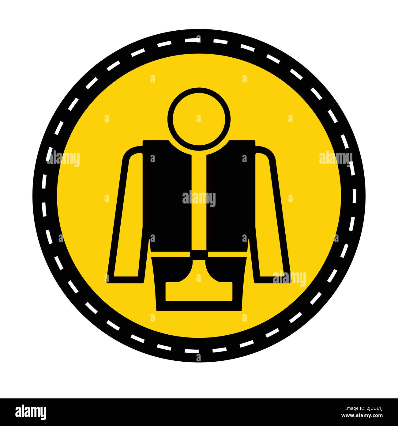 Safety equipment on beach life jacket Stock Vector Images - Alamy