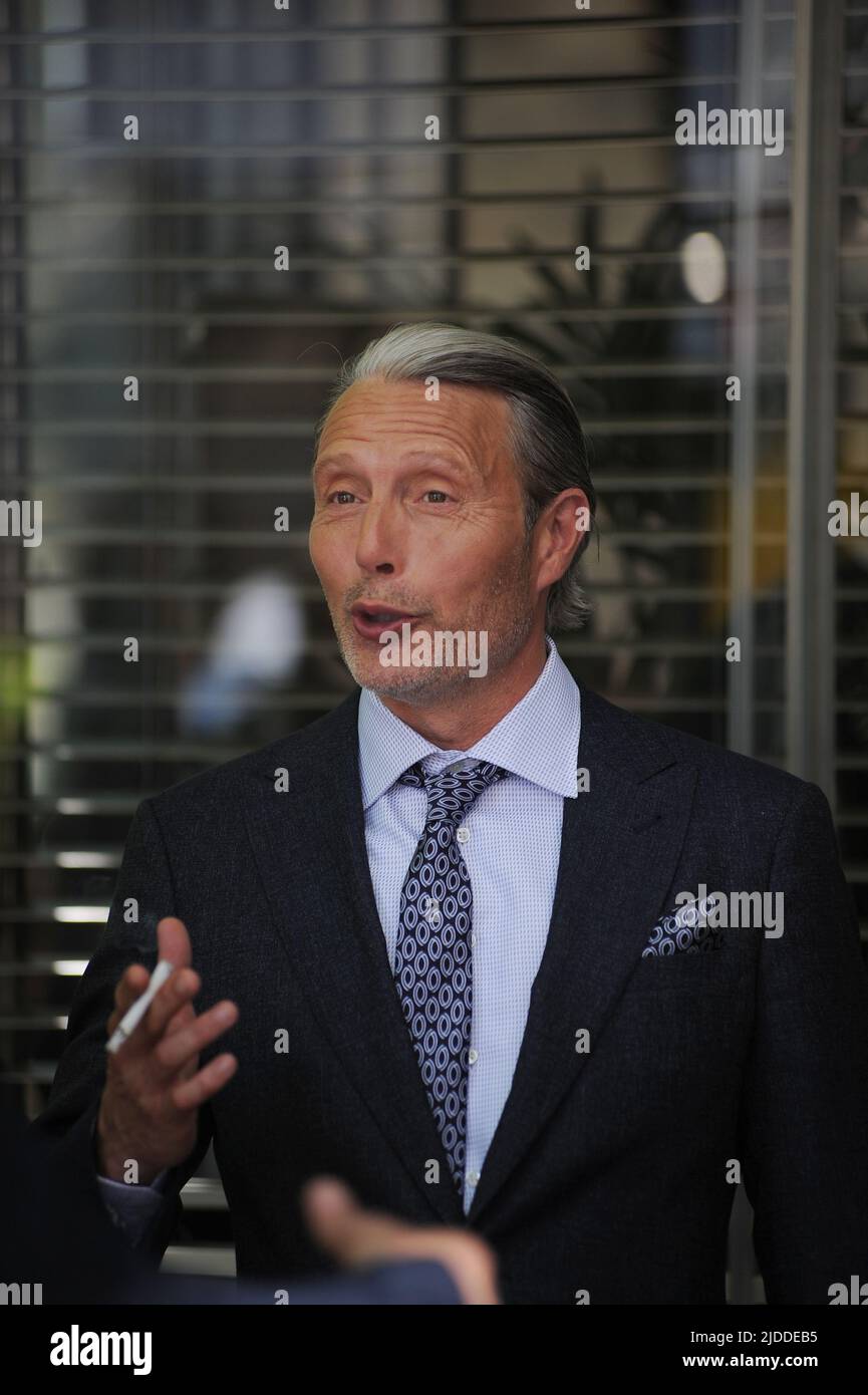 Milan, . 20th June, 2022. Milan, 20-06-2022 Mads Mikkelsen, the very ...