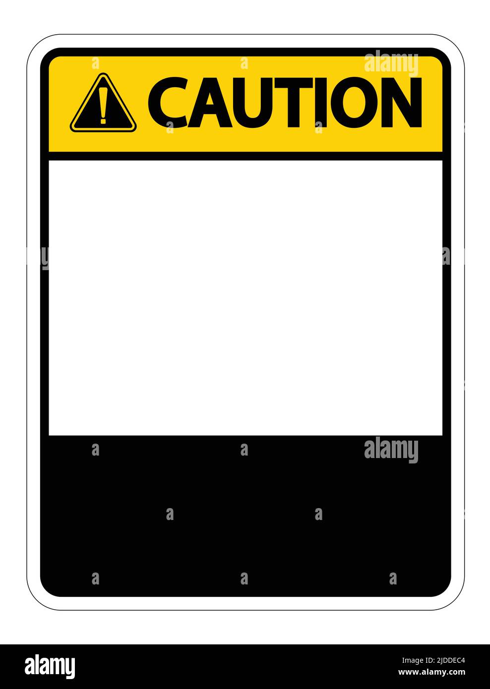 symbol caution sign label on white background,vector illustration Stock ...