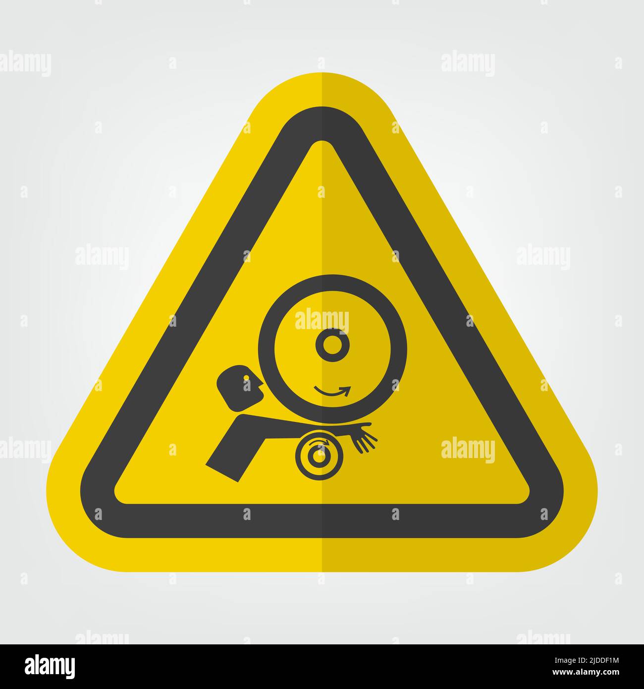 Arm in Rollers Symbol Sign Isolate On White Background,Vector ...