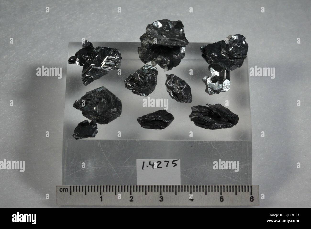 Polybasite. minerals. North America; Mexico; Sonora; Arizpe Stock Photo ...