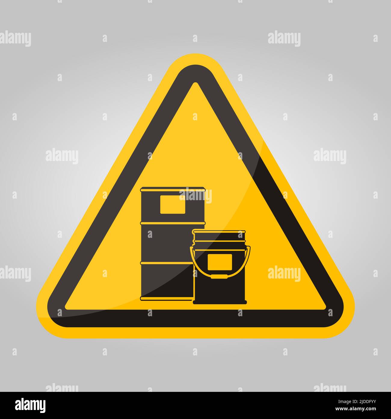 Paint Drum Area Symbol Sign Isolate On White Background,Vector ...