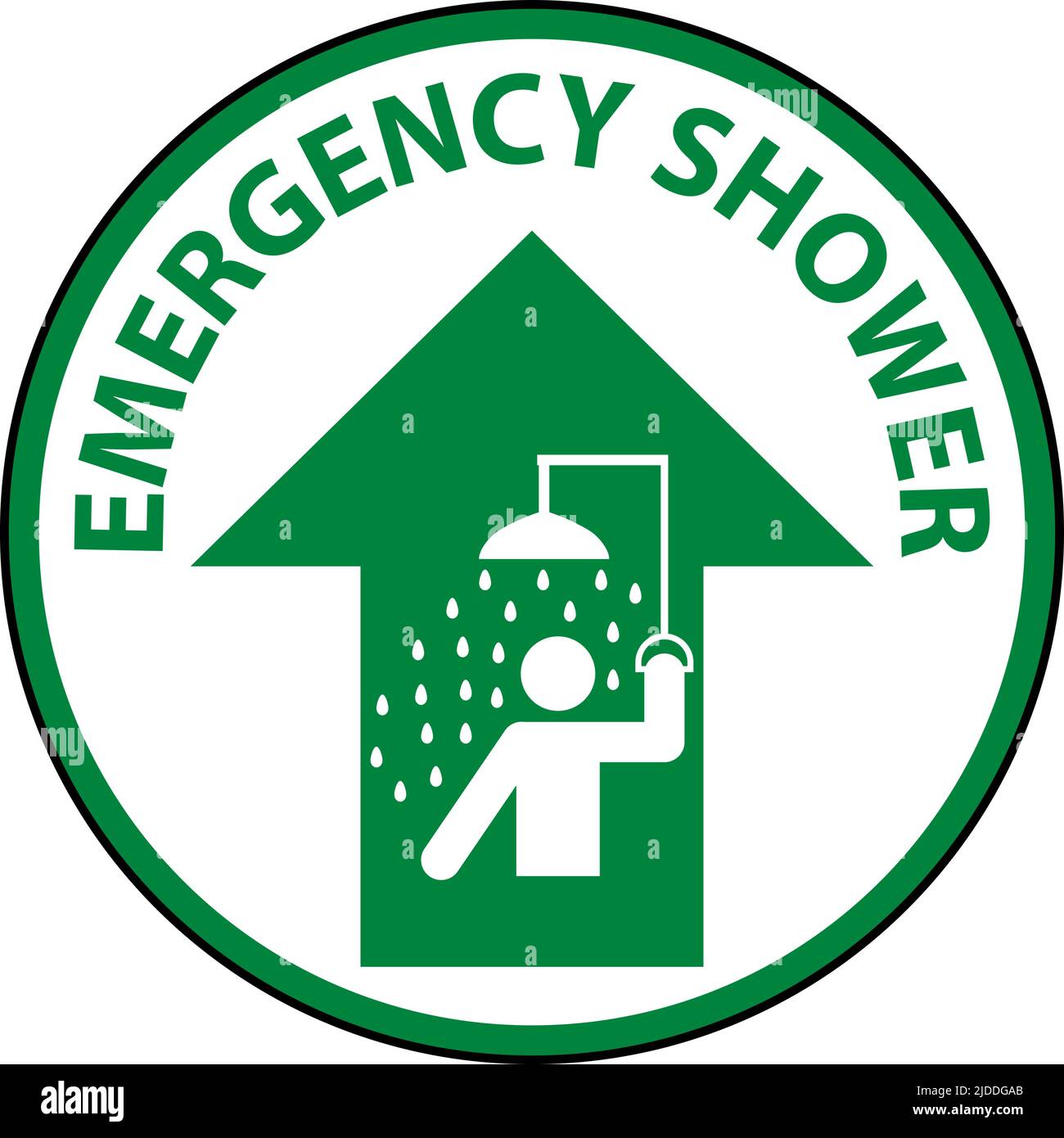 Emergency shower Stock Vector Images - Alamy
