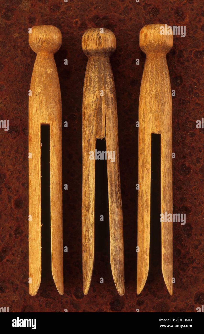 Traditional shaped pegs hi-res stock photography and images - Alamy