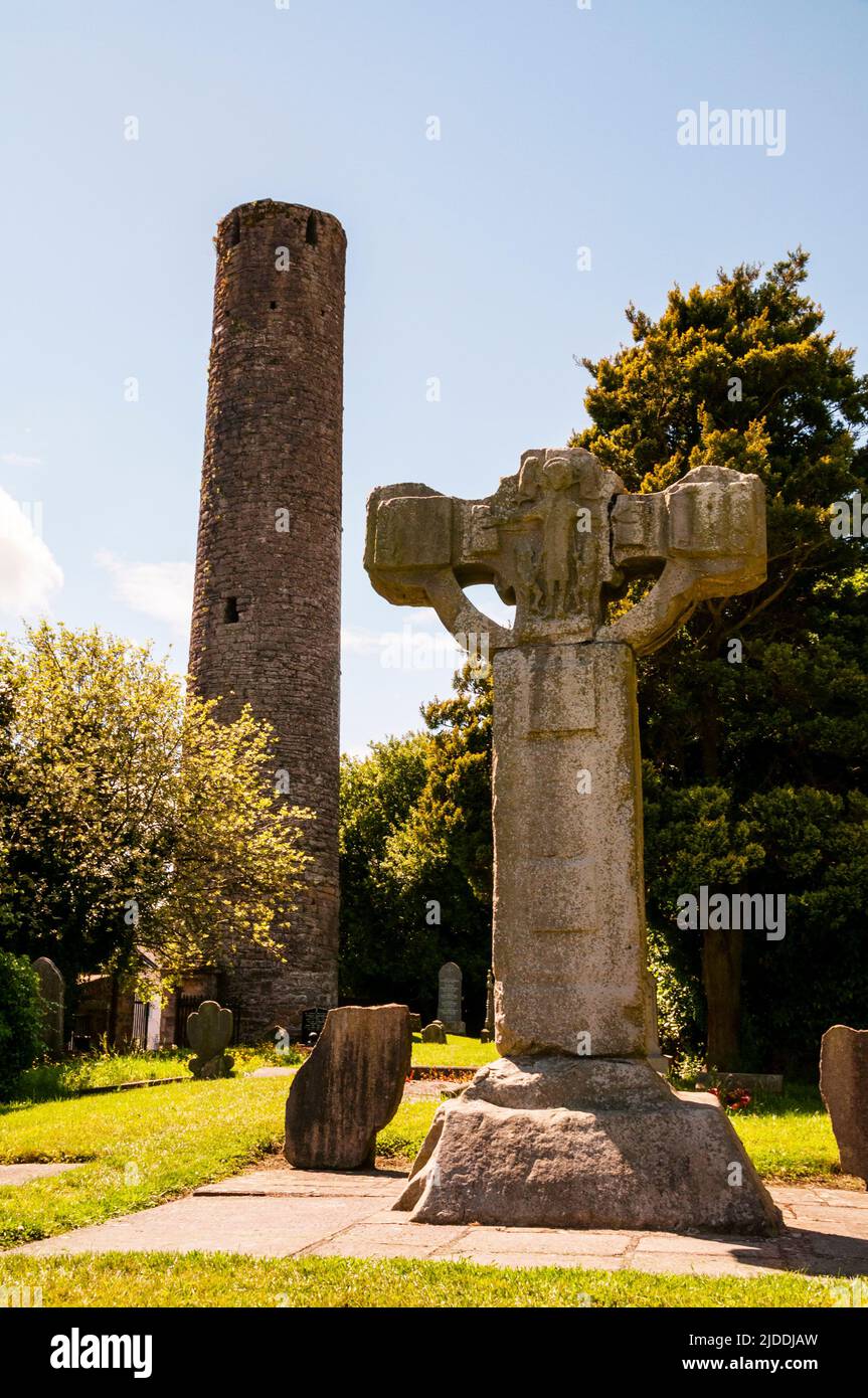 Medieval round tower in Kells, Ireland Stock Photo - Alamy