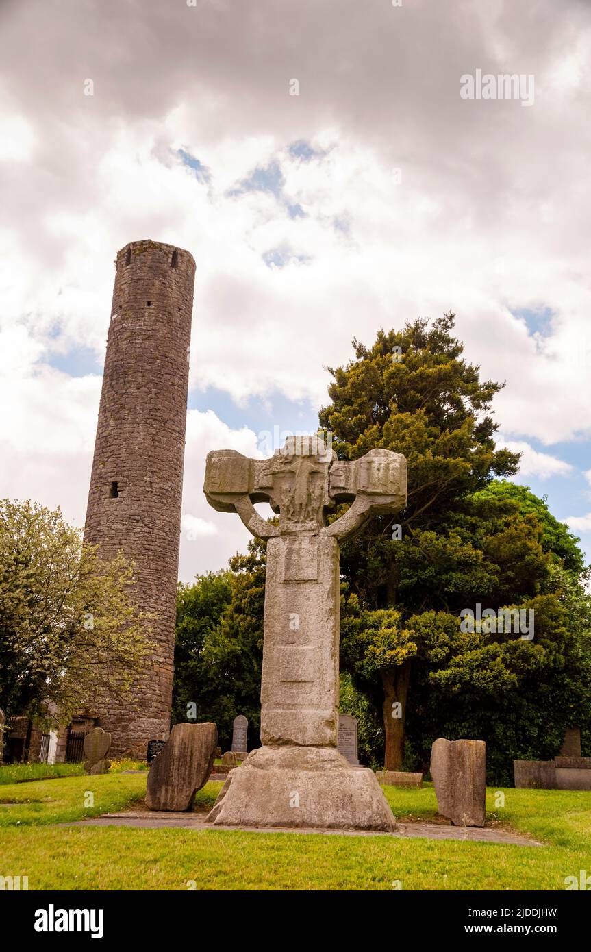 Medieval round tower in Kells, Ireland Stock Photo - Alamy