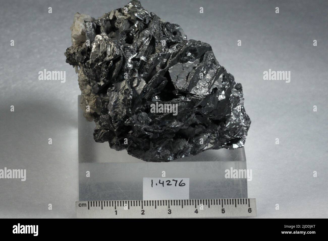 Polybasite. minerals. North America; Mexico; Sonora; Arizpe Stock Photo ...