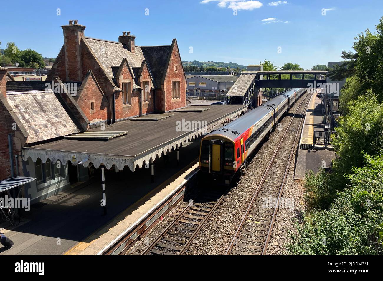 Train station at axminster hi-res stock photography and images - Alamy
