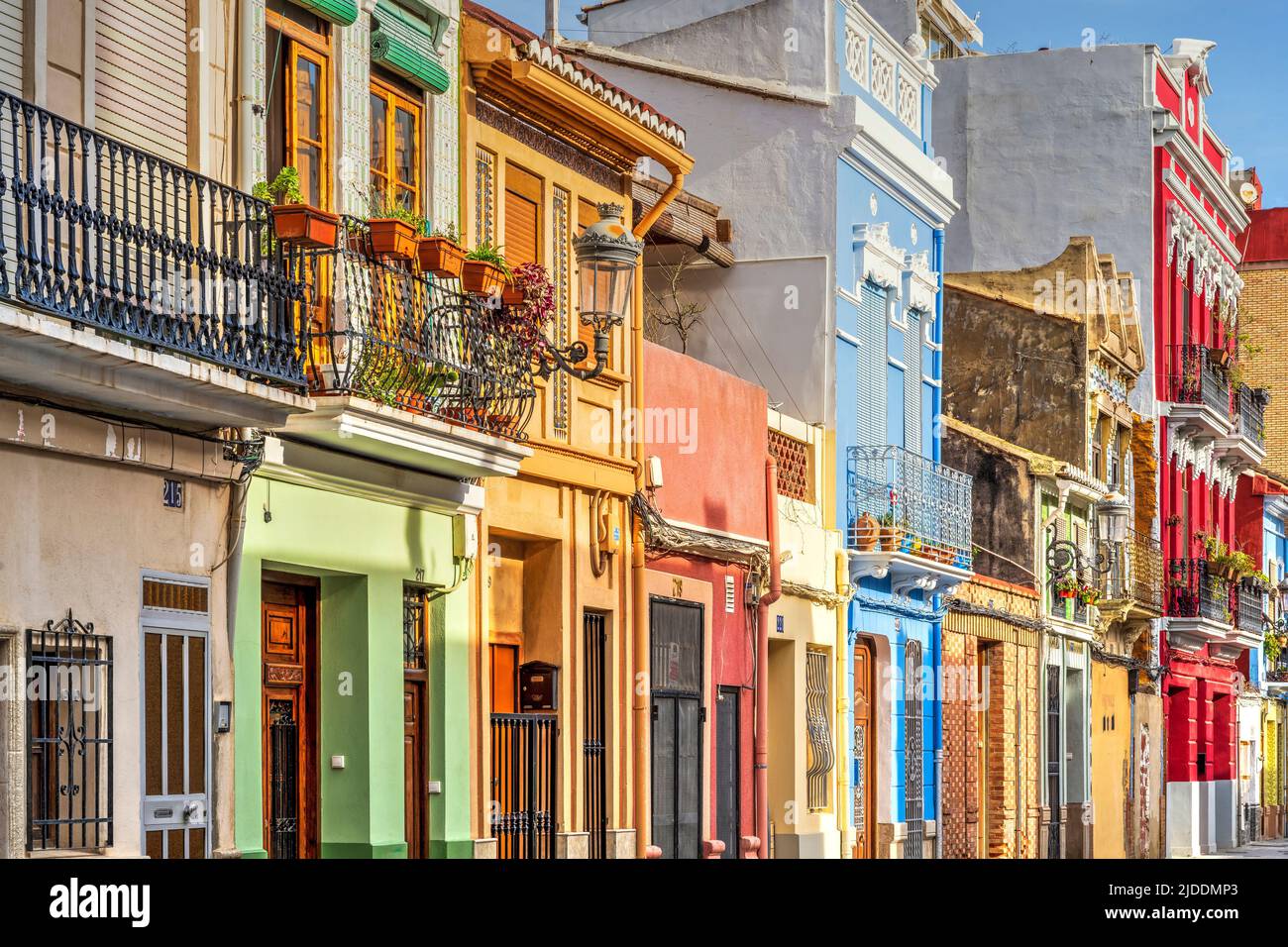 Colorful neighbourhood hi-res stock photography and images - Alamy