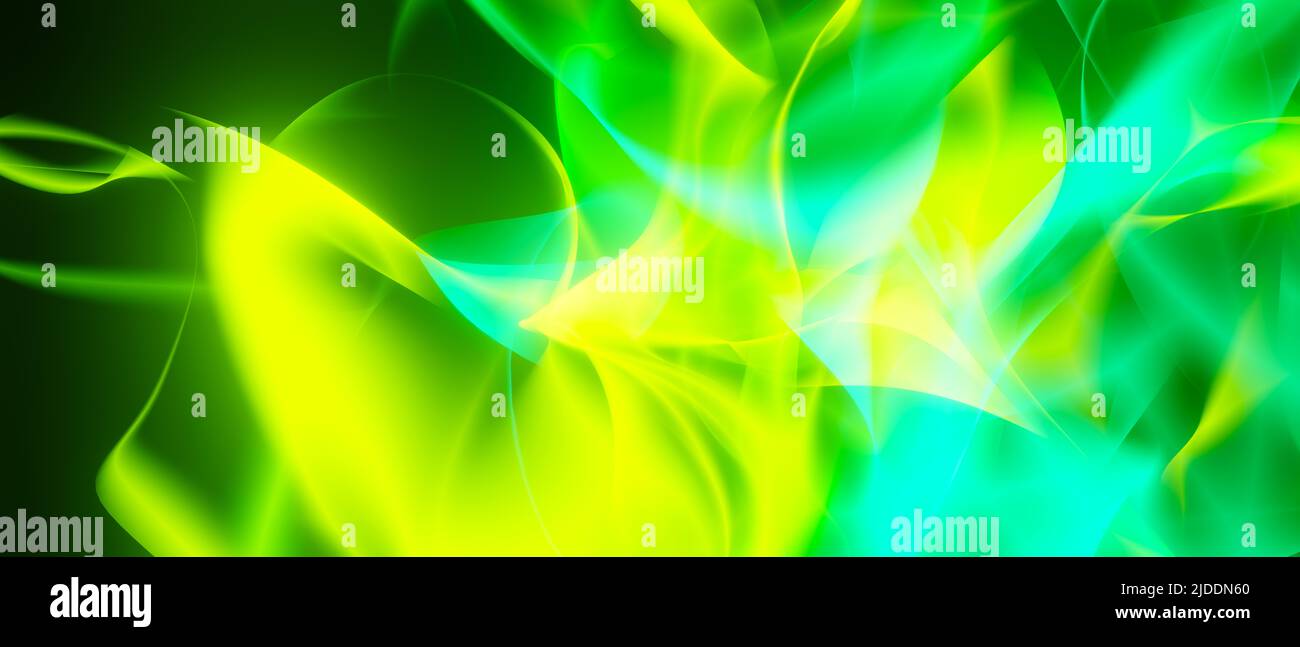 Extraordinary Abstract Light Art Soft Light Green Banner Background ...