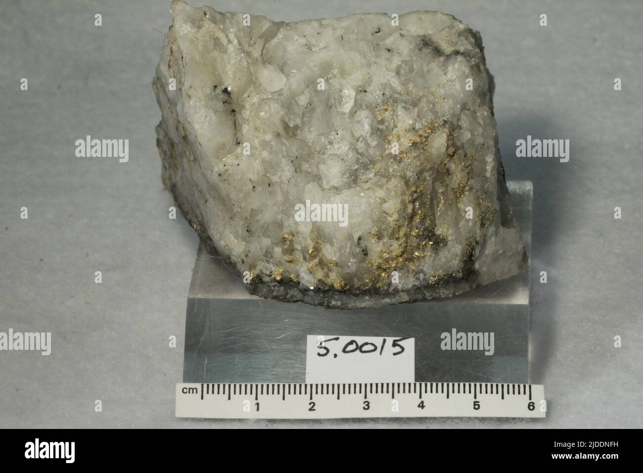 Gold. minerals. North America; USA; California; Nevada County; Grass ...