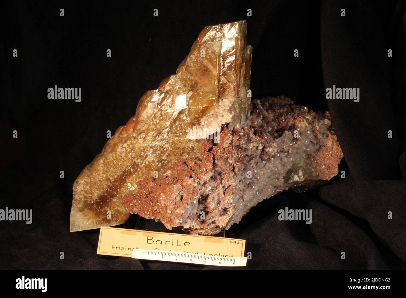 Barite. minerals. Europe; England; Cumbria; Frizington Stock Photo - Alamy