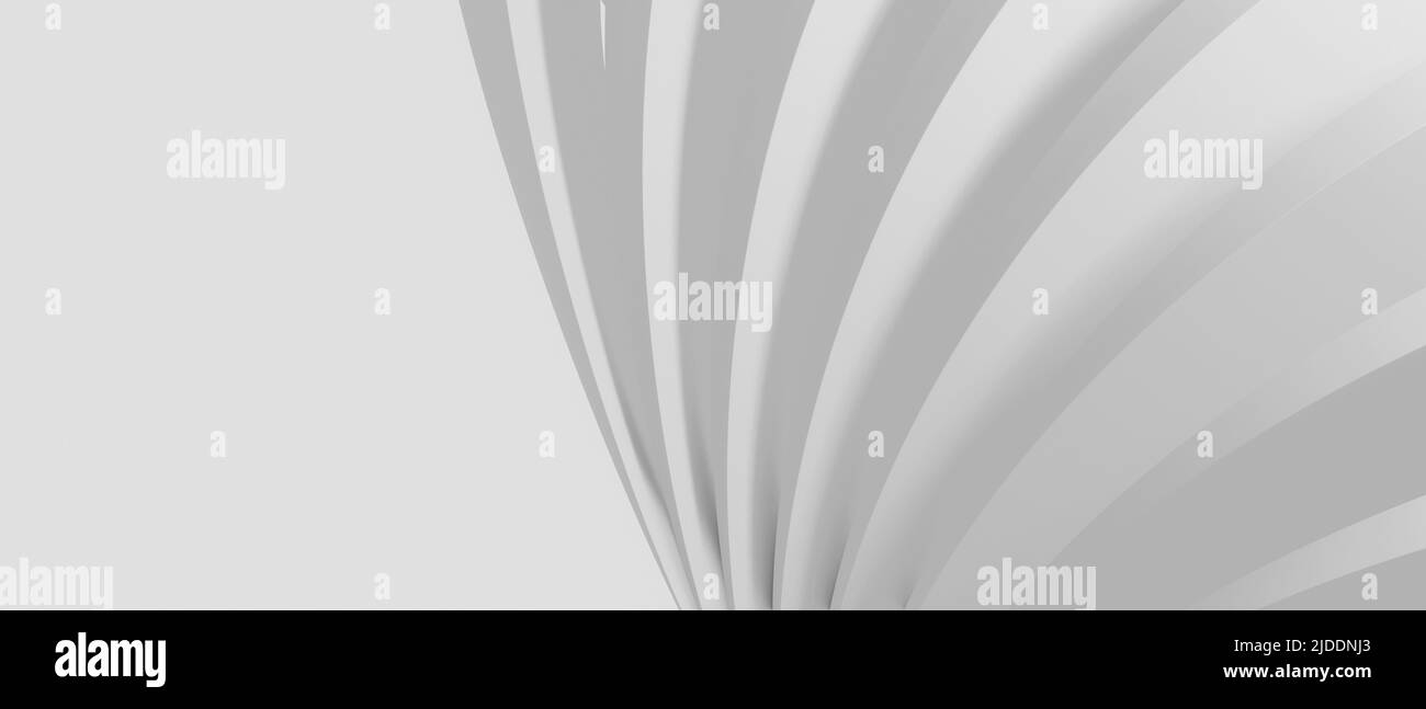 Abstract geometric white gray color background 3D Illustration Stock ...