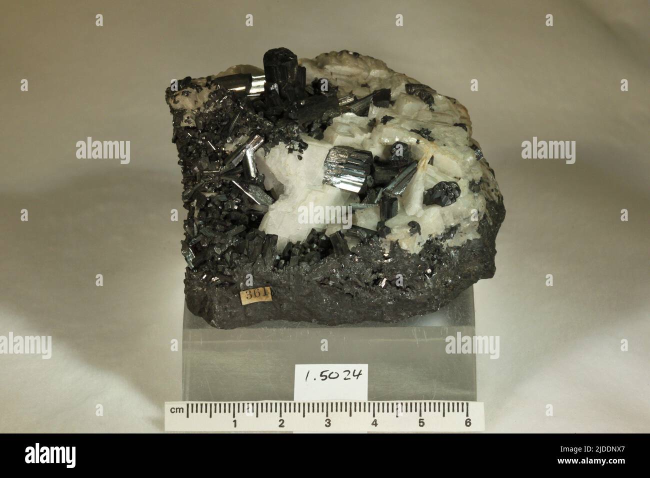 Manganite. minerals. Europe; Germany; Harz, Ilefeld Stock Photo - Alamy