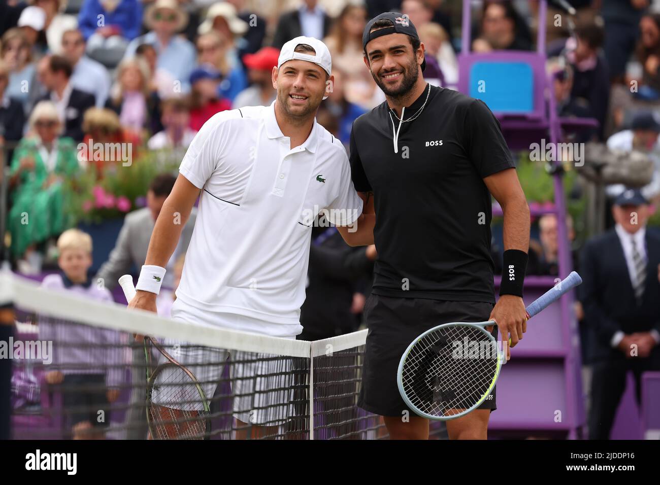Queens Club, West Kensington, London, England; 19th June 2022; Cinch ...
