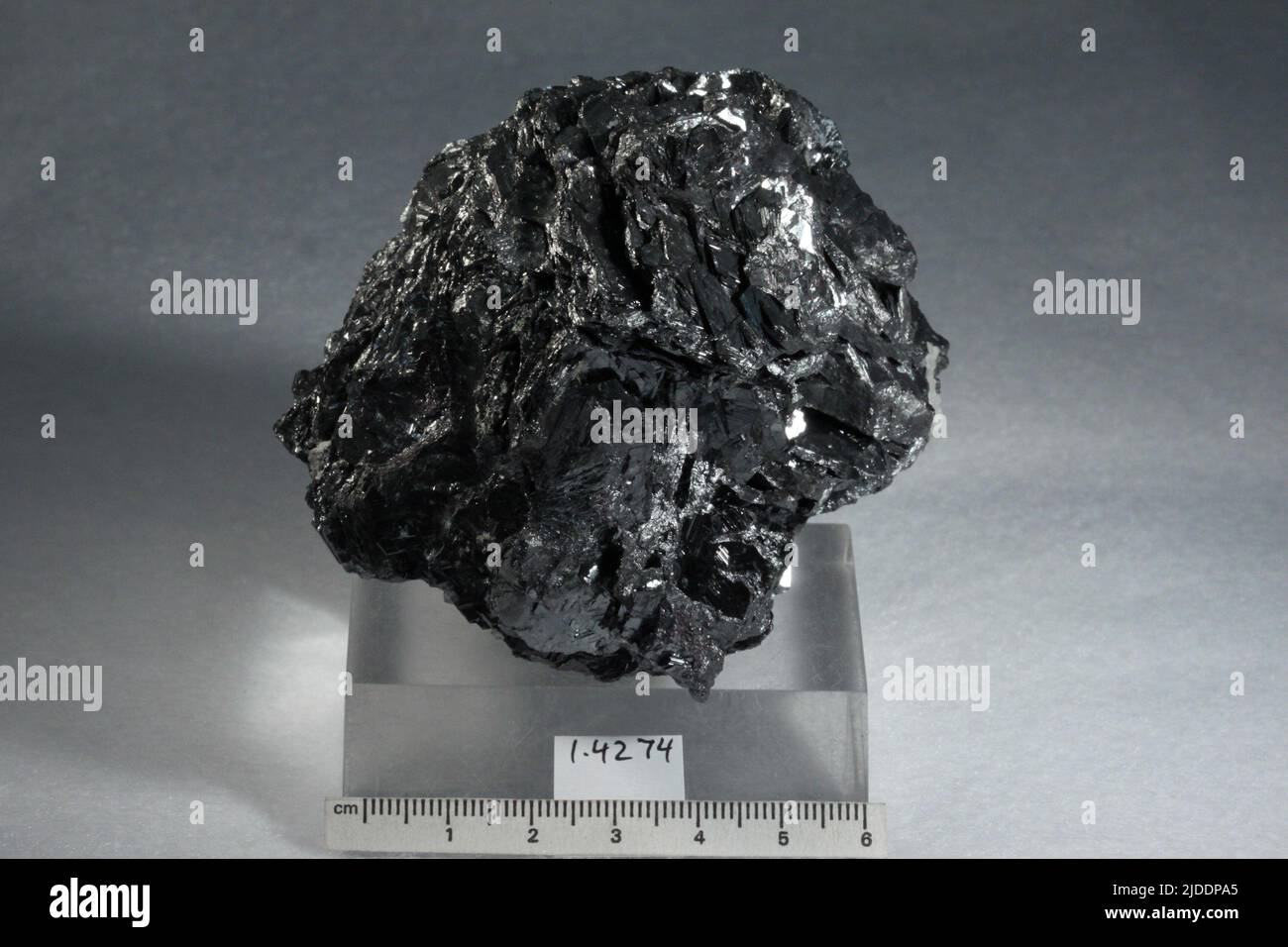 Polybasite. minerals. North America; Mexico; Sonora; Arizpe Stock Photo ...