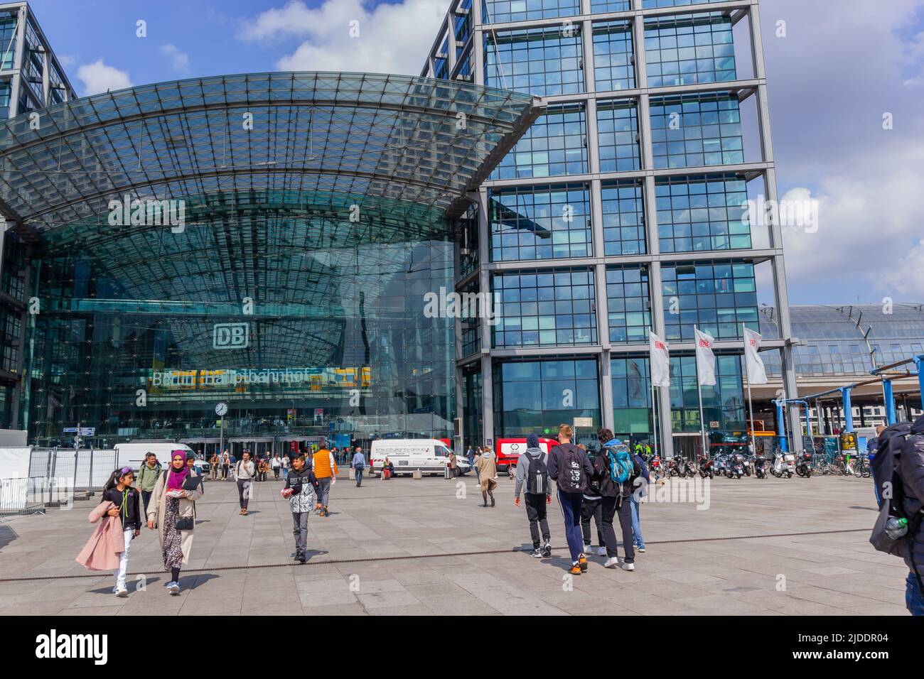 Berlin, Germany - May 06, 2022: Central train station in Berlin. Berlin ...