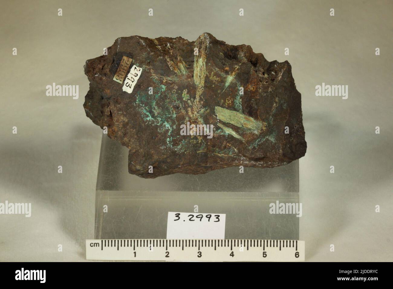 Bismutite. minerals. Europe; Germany; Voigtland, Ullersreuth Stock ...