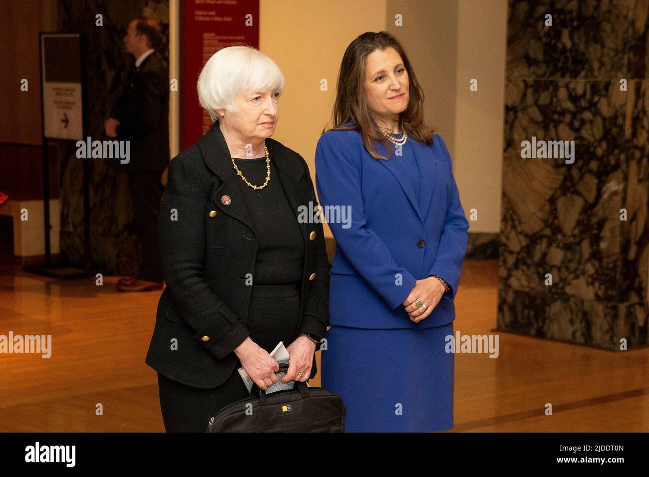 Canadian Deputy Prime Minister and Minister of Finance Chrystia ...