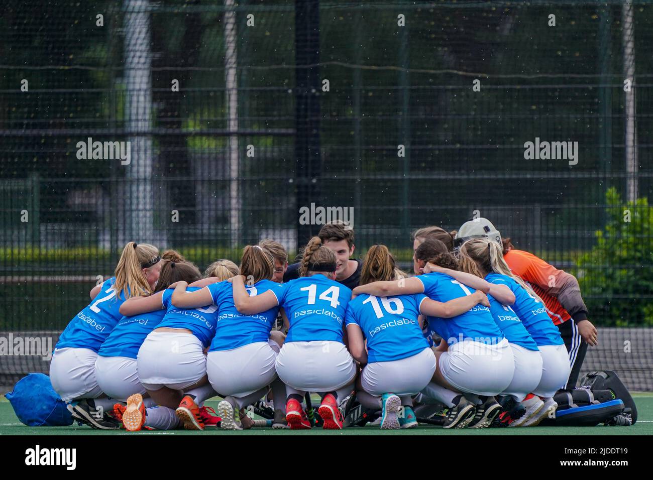 AMERSFOORT, NETHERLANDS - JUNE 19: players of WFHC Hoorn during the NK ...