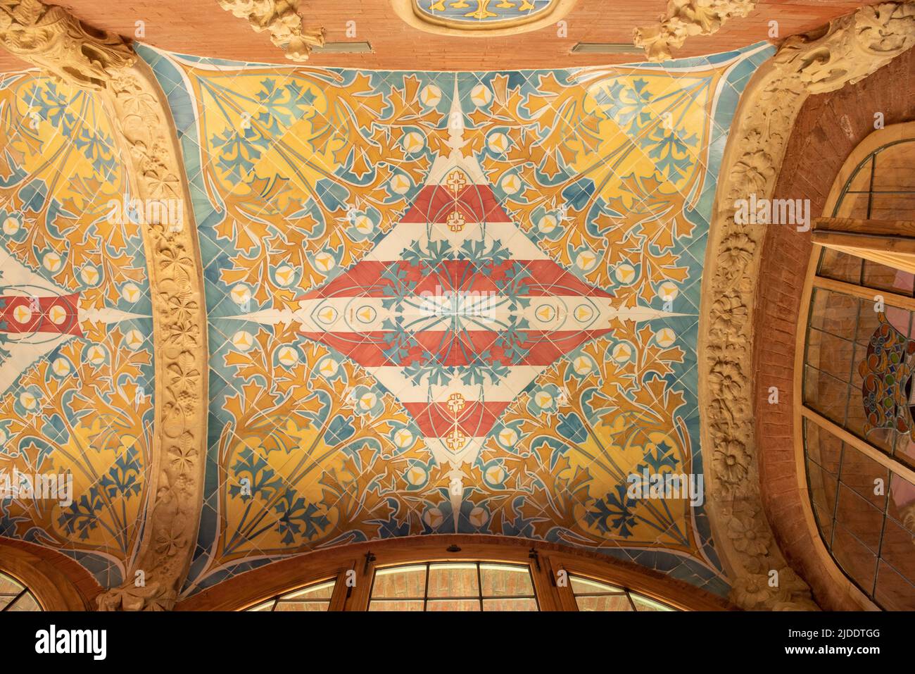Detail of ornate ceiling Stock Photo - Alamy