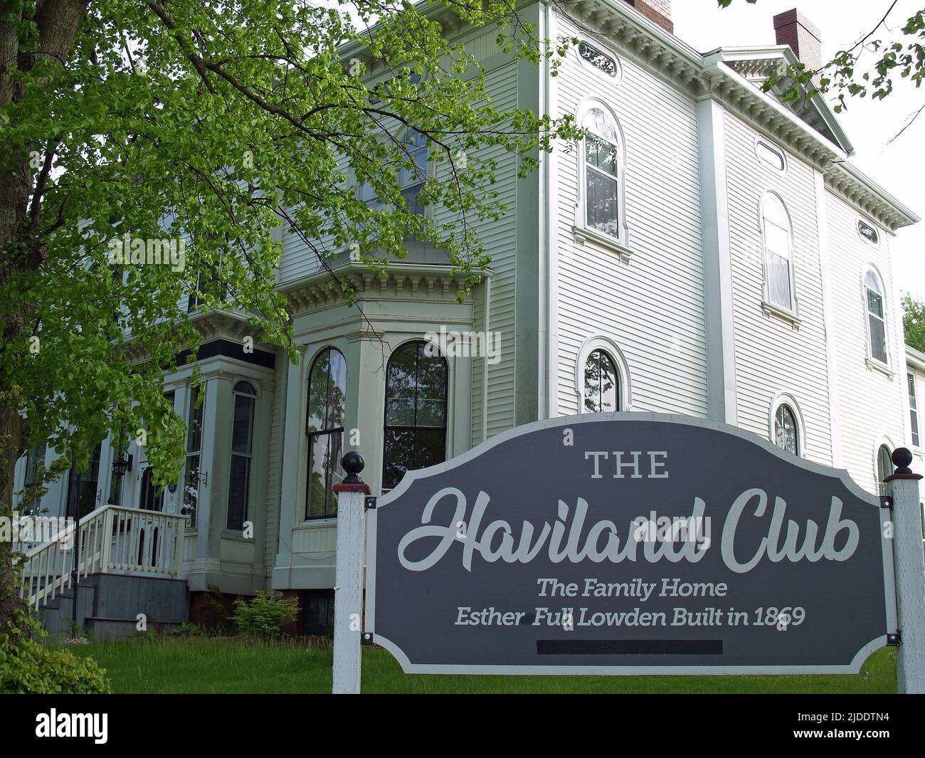 Haviland Club, historic home, Charlottetown, PEI Stock Photo - Alamy