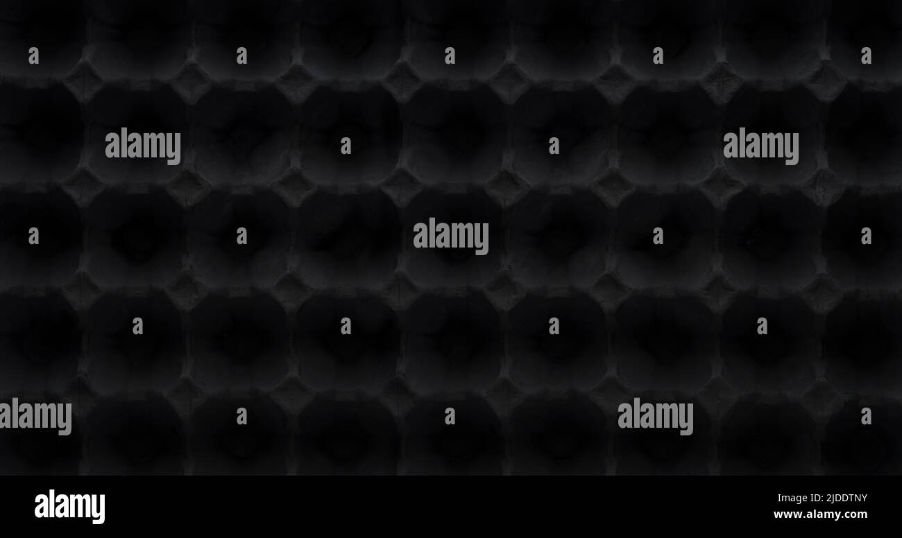 Black Texture of Pyramid Acoustic Foam Tile. Studio Sound Treatment ...