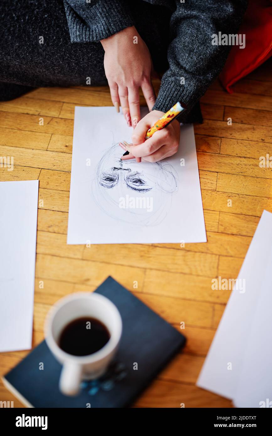 Portrait draw hi-res stock photography and images - Alamy