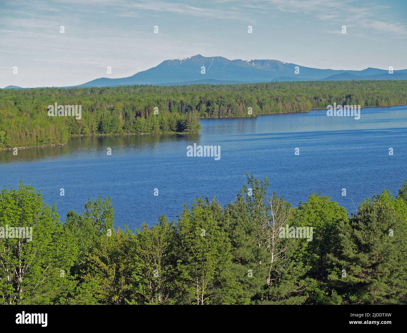 Mt. Katahdin, Maine Stock Photo - Alamy