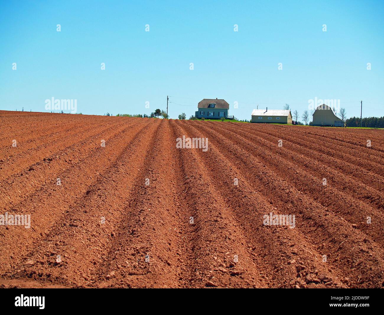 PEI red soil Stock Photo - Alamy