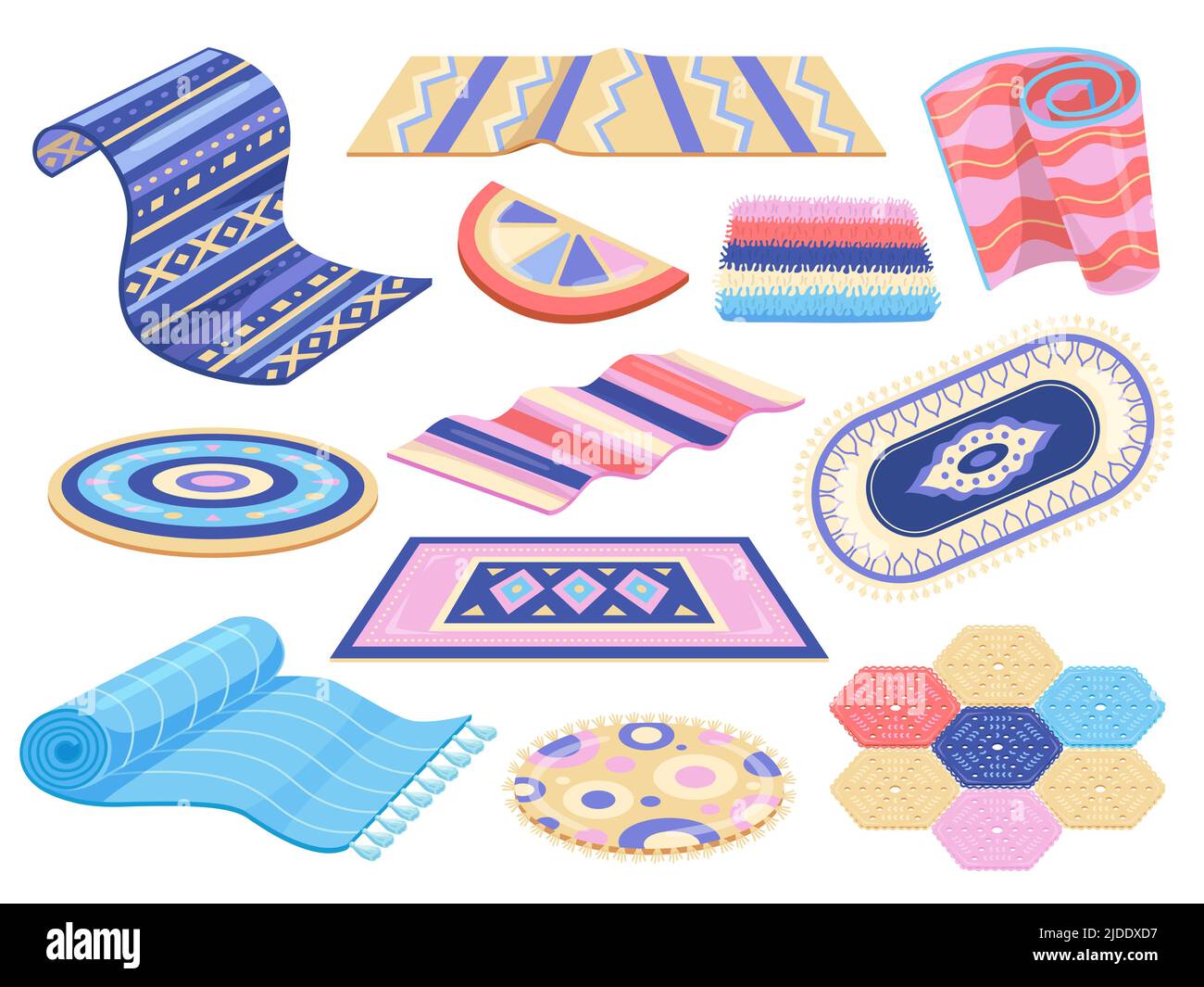 Cartoon carpet roll hi-res stock photography and images - Alamy