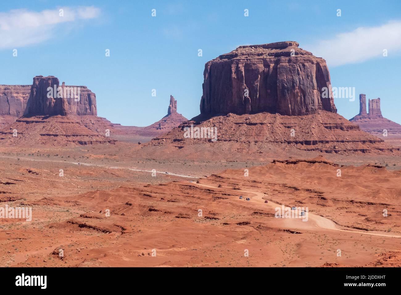 Monument Valley, Utah: Merrick Butte in the Navajo Tribal Park Stock ...