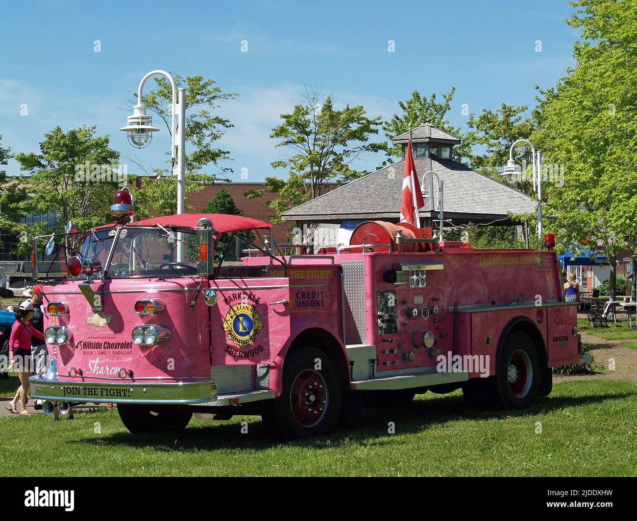 Pink fire truck hi-res stock photography and images - Alamy