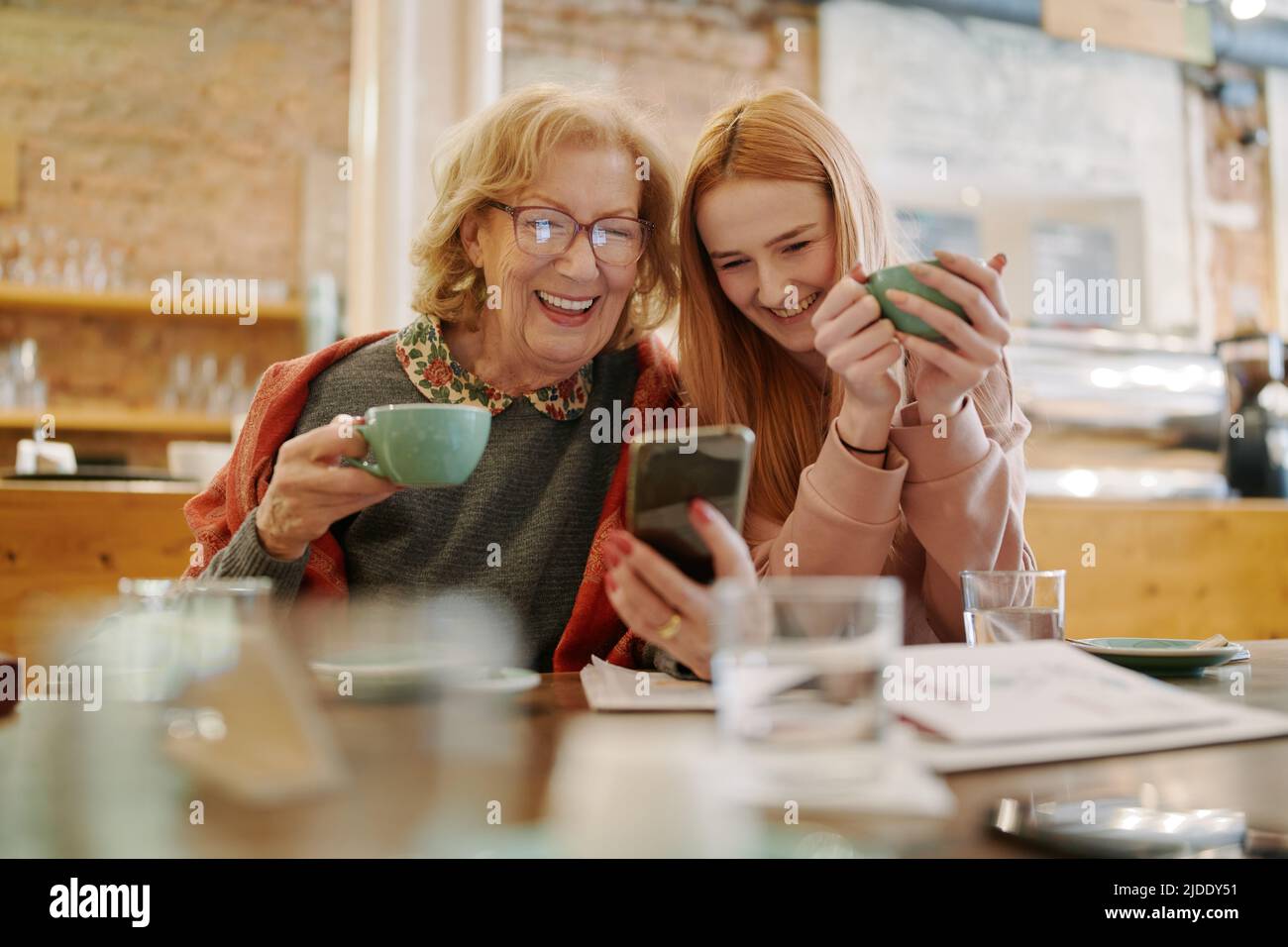 Pensioner cafe hi-res stock photography and images - Alamy