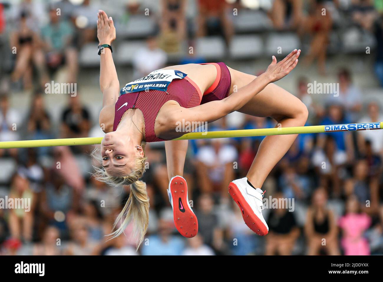 Yuliya (Yuliia) Levchenko of Ukraine (women's high jump) during the ...