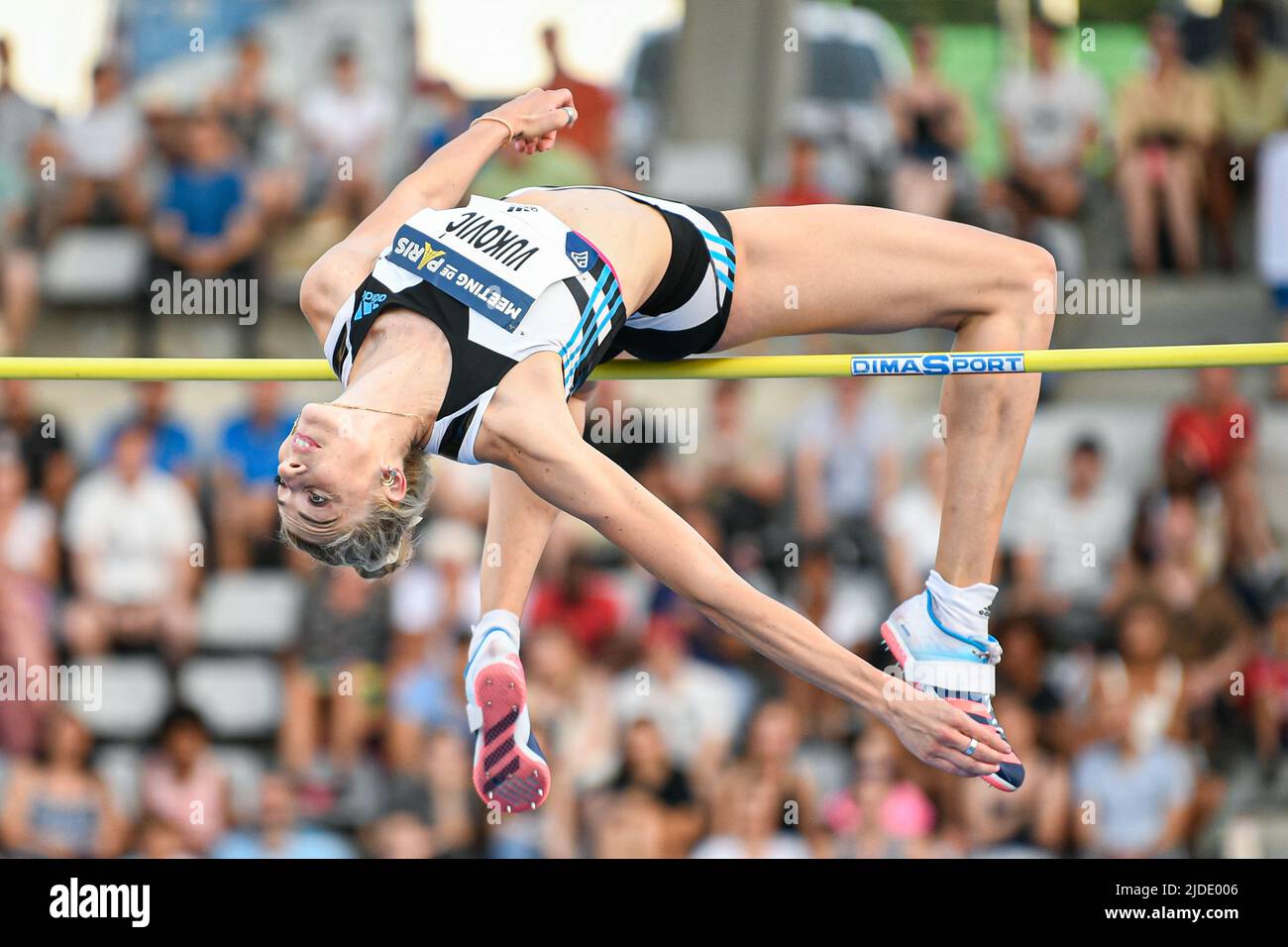 Marija Vukovic Of Montenegro Womens High Jump During The Wanda