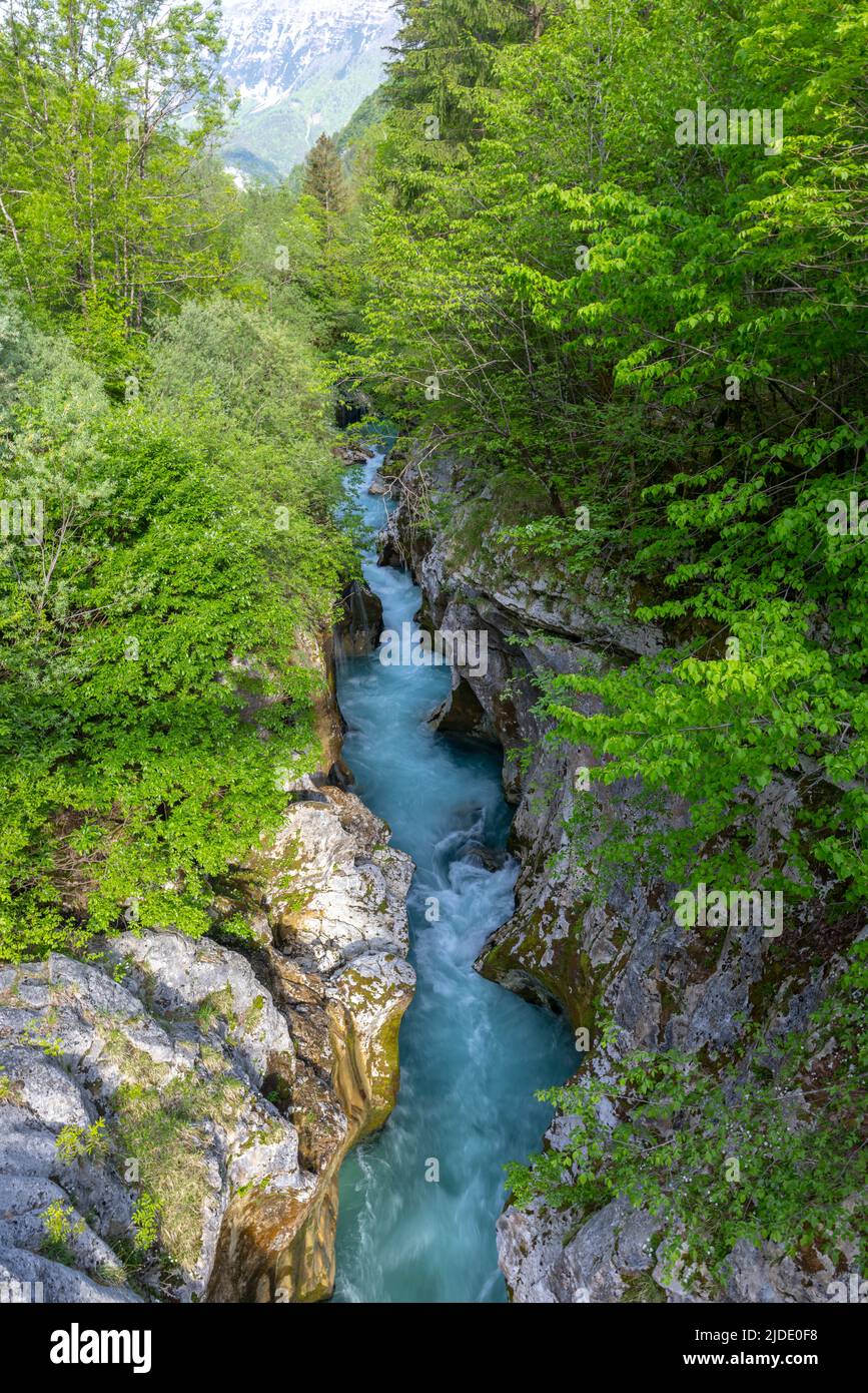 Great Soca Gorge (Velika korita Soce), Triglavski national park ...