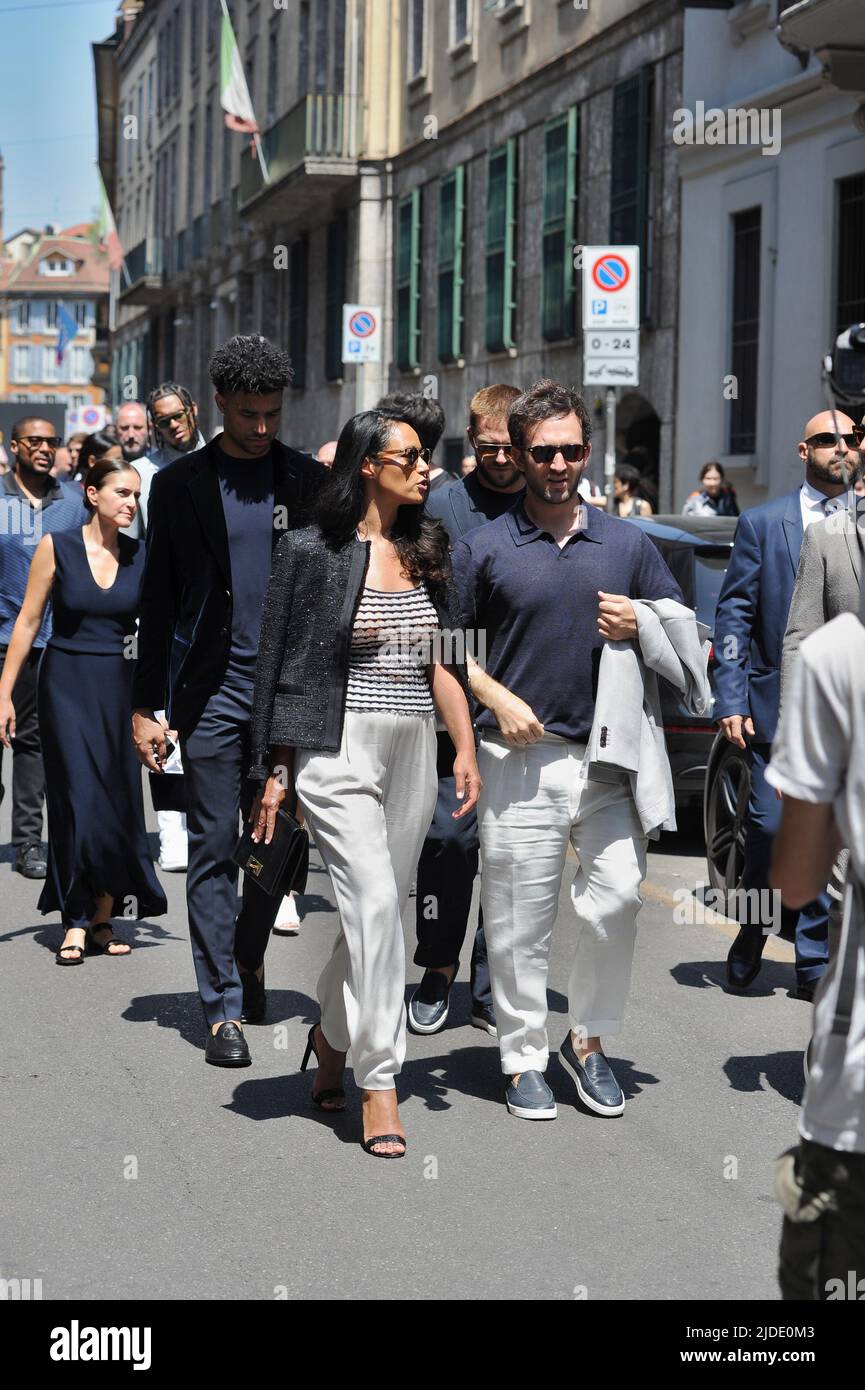 Milan, . 20th June, 2022. Milan, 20-06-2022 Rula Jebreal, Palestinian ...