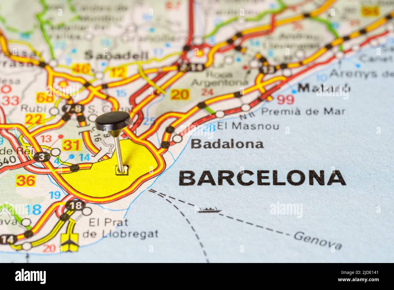 Barcelona Map Tourist