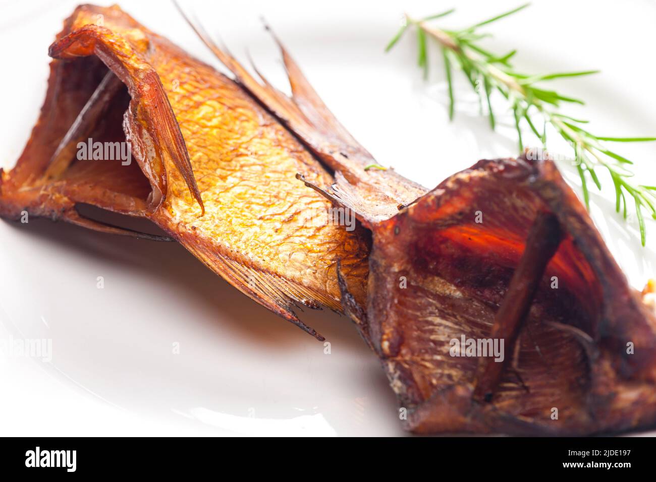 still life of smoked fish Stock Photo - Alamy