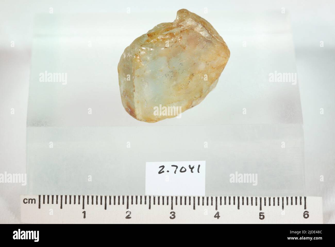 Topaz. minerals. North America; USA; Texas; Mason County; Grit, 1 1/2 ...